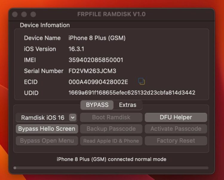 frpfile ramdisk mac tool - FRP FILE